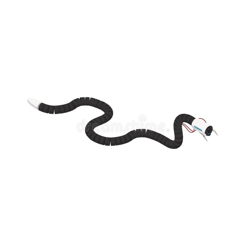Isometric Snake Robot stock vector. Illustration of design - 275526183