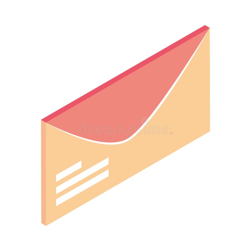 Isometric Social Media Email Stock Vector - Illustration of media, icon ...