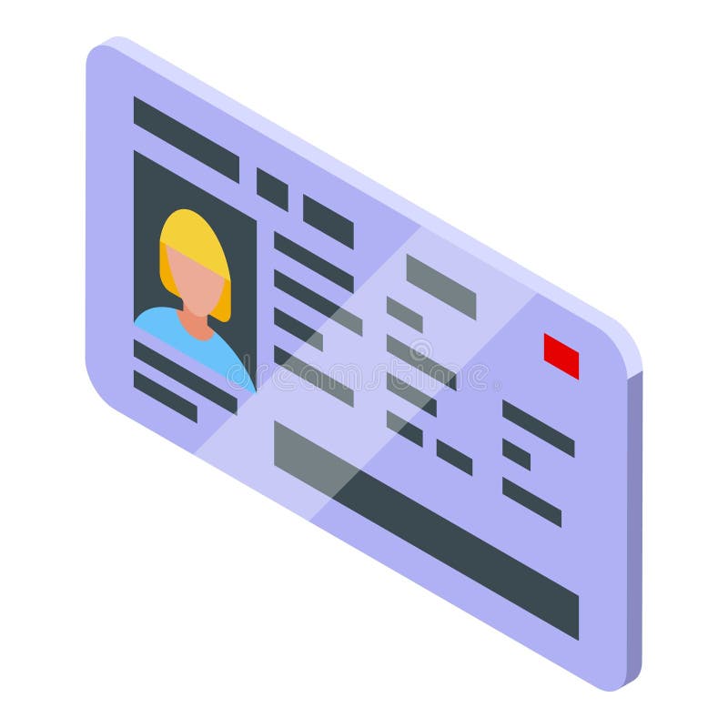 Isometric Social Media Profile Interface Stock Vector - Illustration of ...