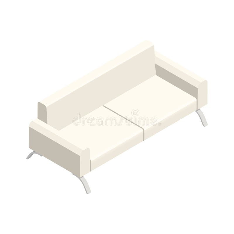 Isometric Sofa Icon stock illustration. Illustration of atmosphere - 273643778