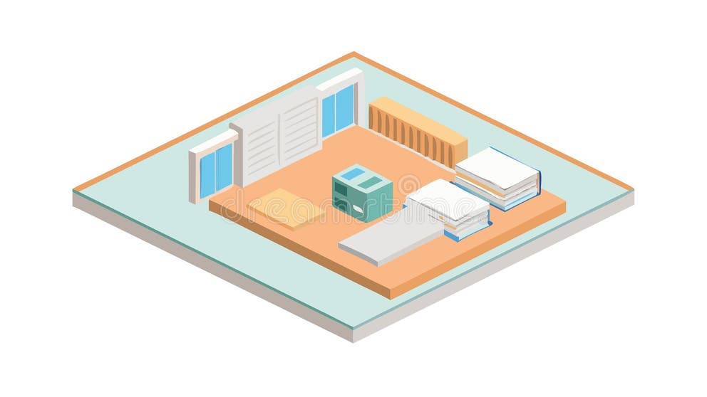 Spacious Empty Room Interior Stock Illustrations – 67,909 Spacious ...