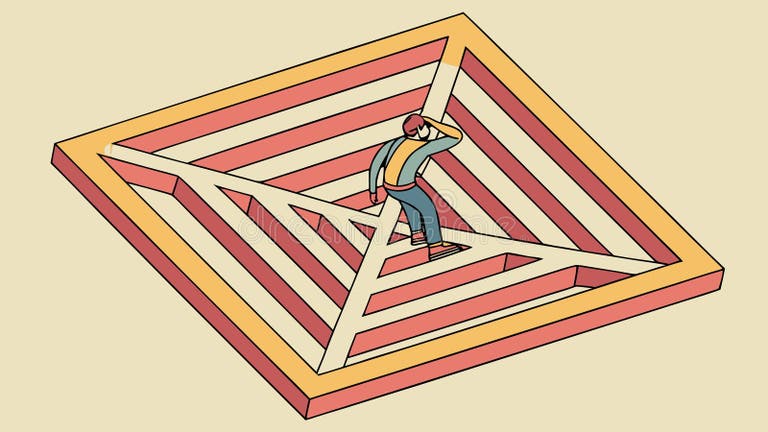 Square Pyramid Maze Stock Illustrations – 55 Square Pyramid Maze Stock ...