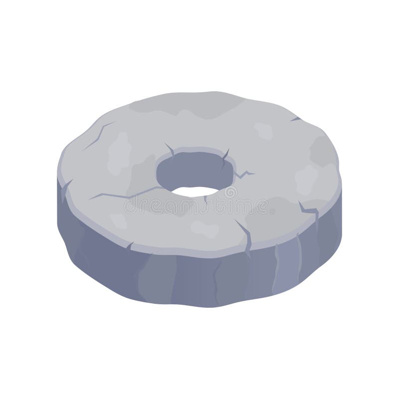 Stone age wheel stock illustration. Illustration of move - 18929230