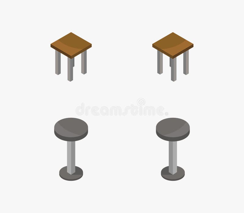 Isometric Stool Stock Illustrations – 708 Isometric Stool Stock ...