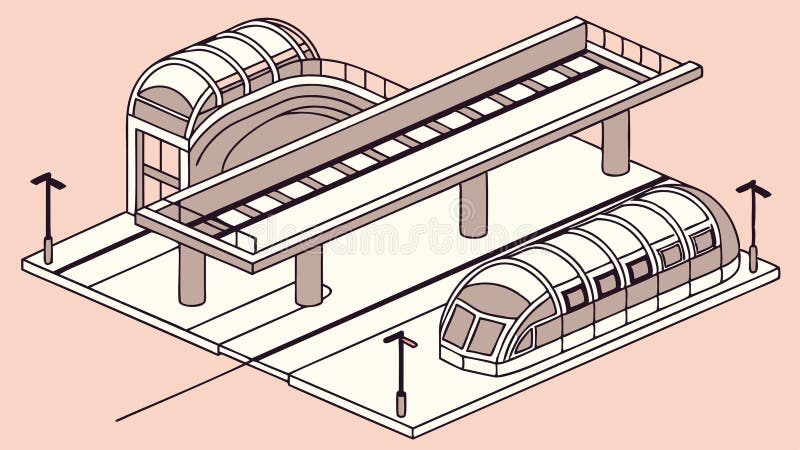 Isometric Subway Station Platform, Underground Travel, Vector Design ...