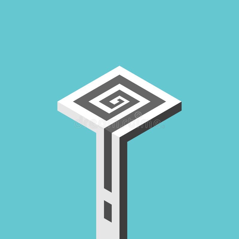 Isometric Surreal Question Mark Stock Vector - Illustration of ...