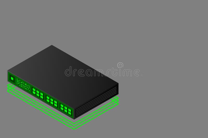 Ethernet Switch Isometric Stock Illustrations – 344 Ethernet Switch Isometric Stock ...
