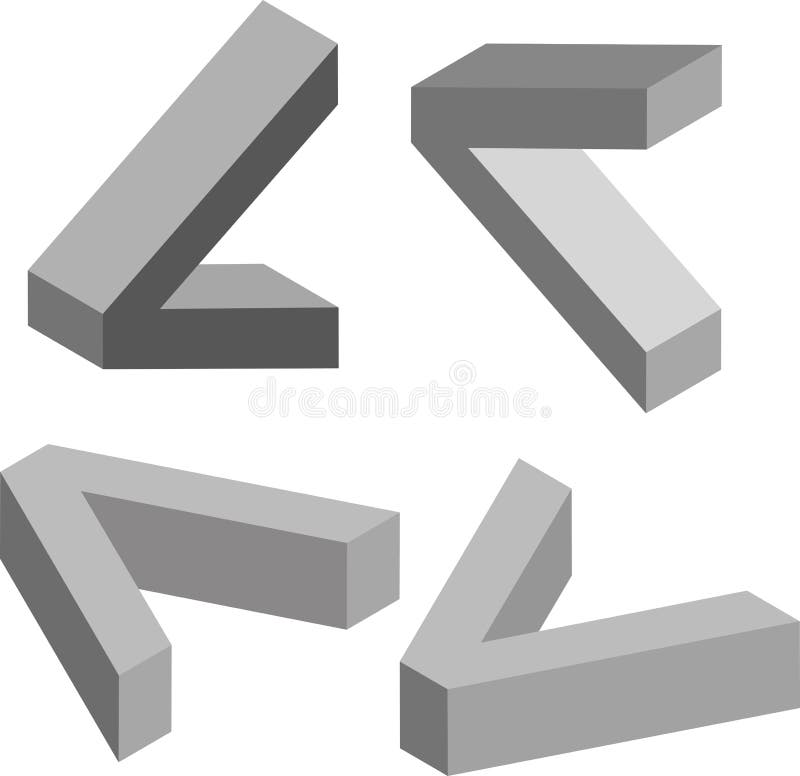Isometric Symbol. Template for Creating Logos, Emblems, Monograms Stock ...
