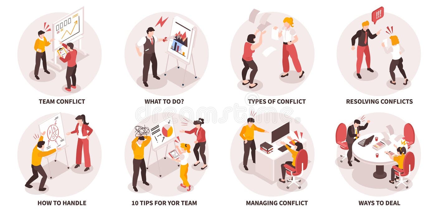 Managers Conflict Stock Illustrations – 114 Managers Conflict Stock ...