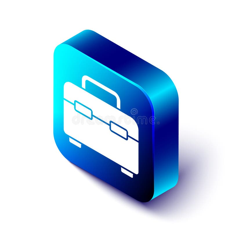 Isometric Toolbox Icon Isolated on White Background. Tool Box Sign ...
