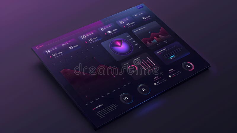 Isometric User Interface for Mobile App or Web Site, Vector ...