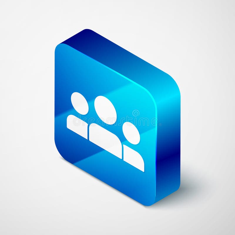 Isometric Group Icon Grey Stock Illustrations – 423 Isometric Group ...