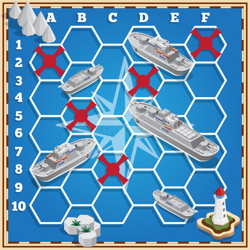 Battleship Board Game Stock Illustrations – 84 Battleship Board Game ...