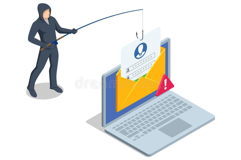 Hacker Credential Theft Stock Illustrations – 14 Hacker Credential ...