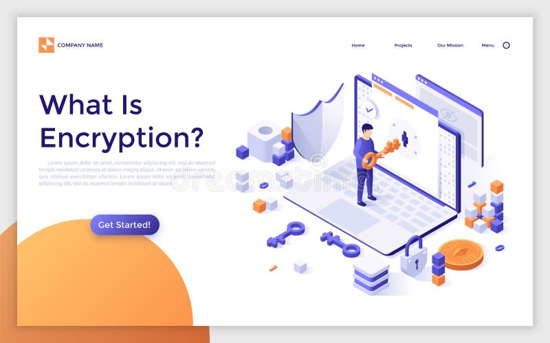 Isometric Vector Illustration Stock Vector - Illustration of crypto ...