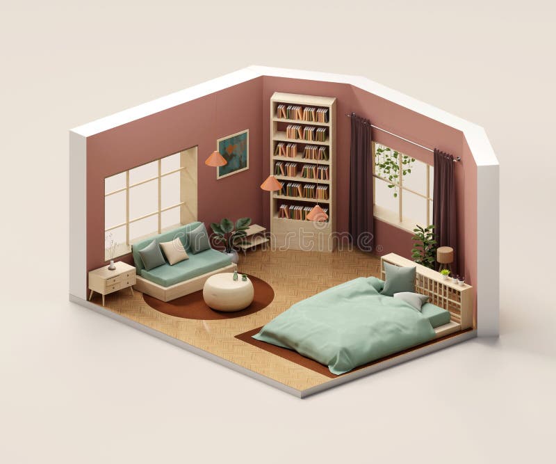 Orthographic Interior Stock Illustrations – 214 Orthographic Interior ...