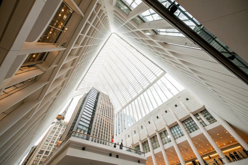 Isometric View from Inside Building with Square Bottom Stock ...