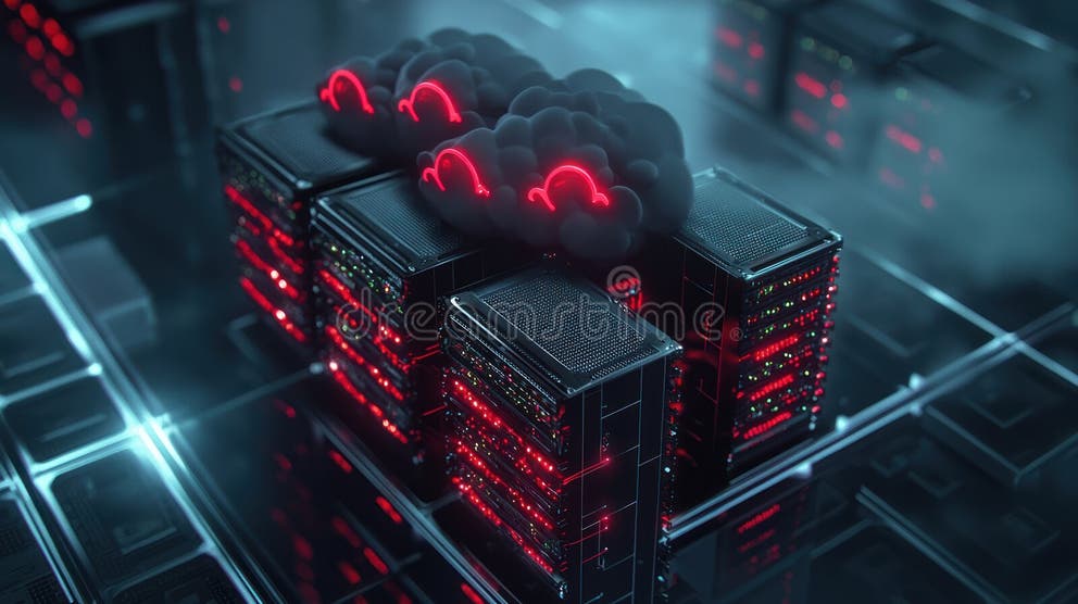 Interconnected Ai Server Rack Stock Photos - Free & Royalty-Free Stock ...