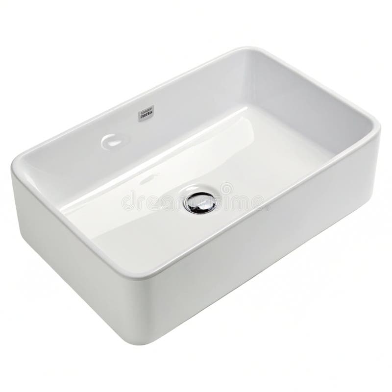 Isometric Sink Isolated on White Background Stock Illustration ...