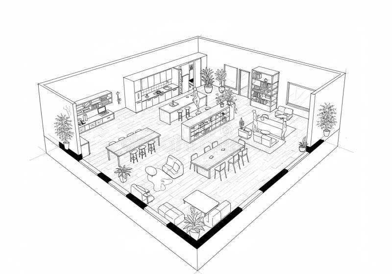 Kitchen Isometric View Image Stock Illustrations – 3,384 Kitchen ...