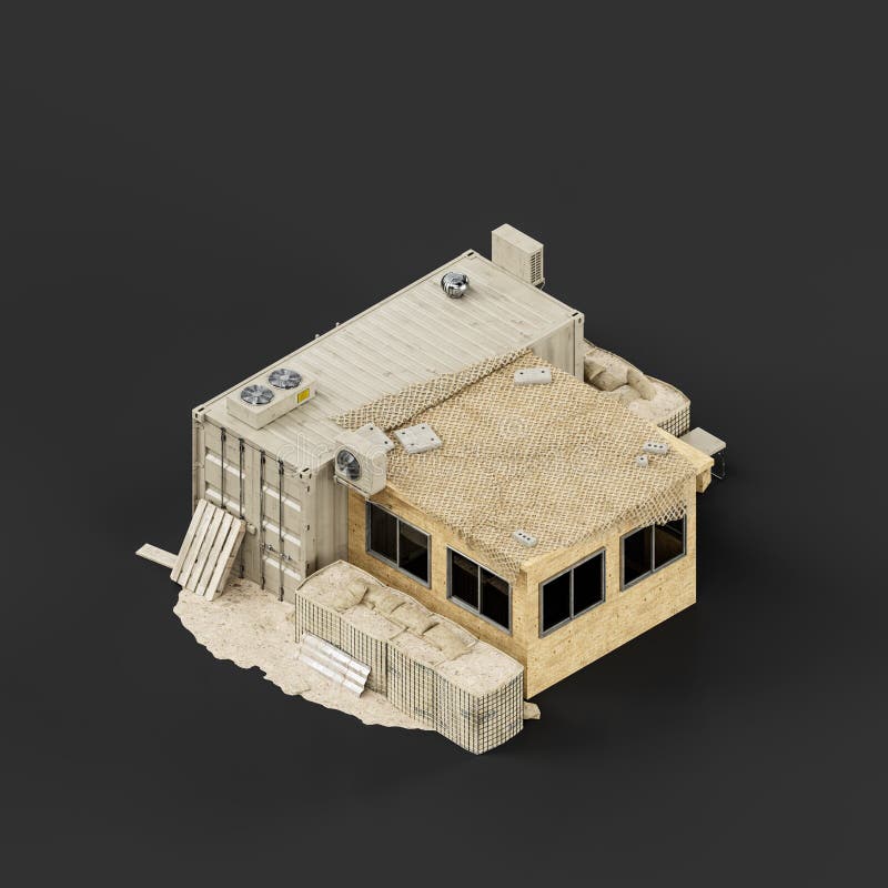 Isometric Military Base Stock Illustrations – 259 Isometric Military ...