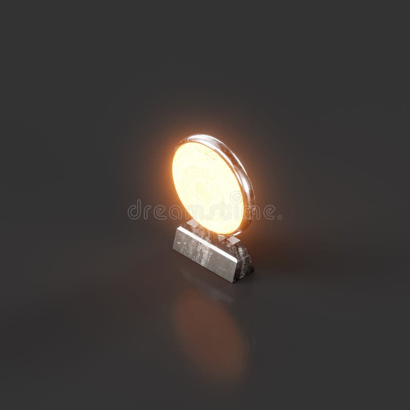Isometric View Road Warning Light, Industrial Light Equipment, 3d ...