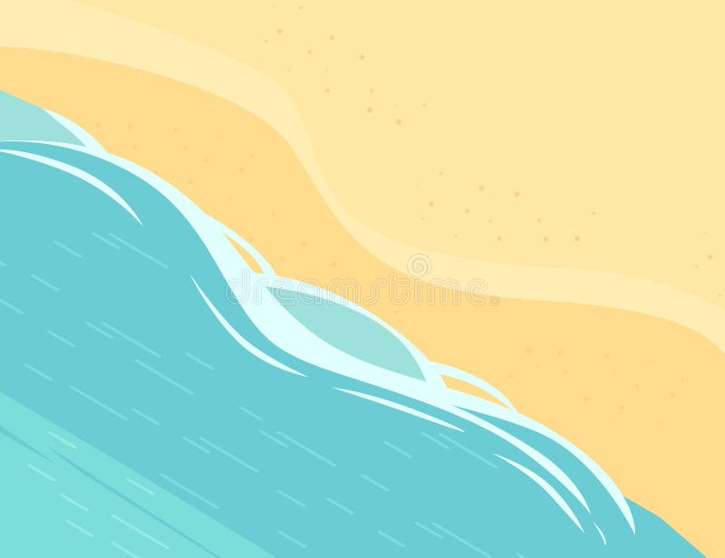 Isometric View of a Sand Beach Vector Illustration Stock Vector ...