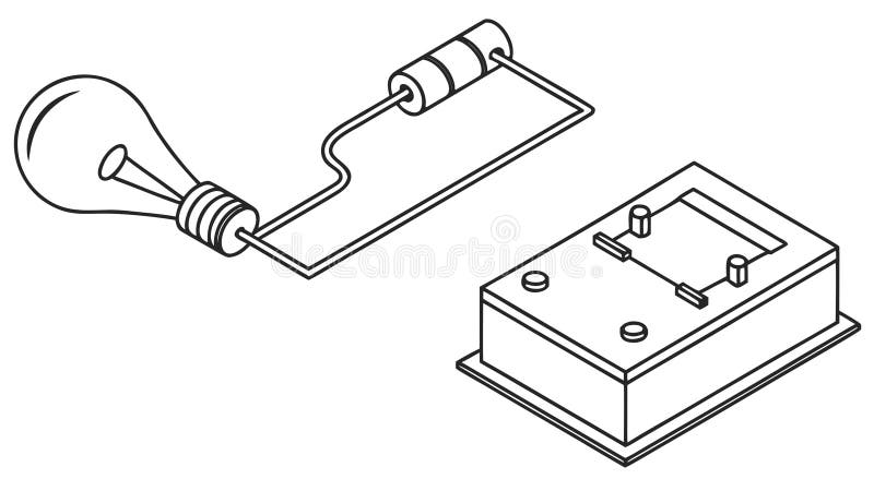 Simple Electricity Circuit Vector Stock Illustrations – 3,465 Simple ...