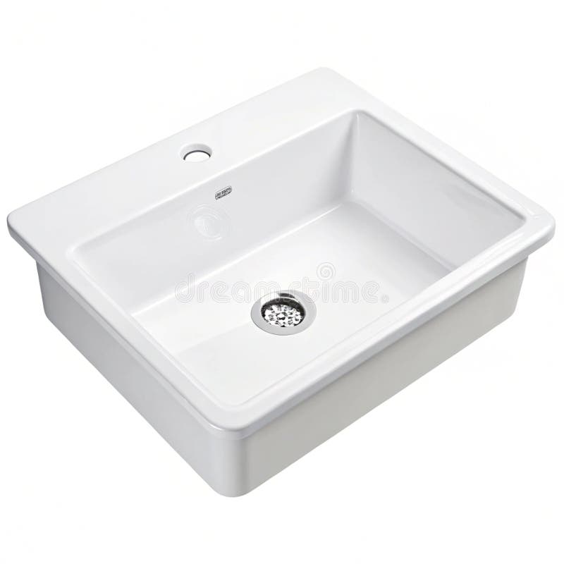 Isometric Sink Isolated on White Background Stock Illustration ...
