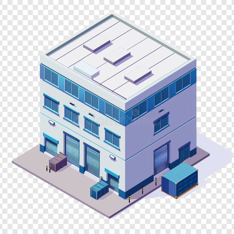 Warehouse Isometric View Stock Illustrations – 1,480 Warehouse ...
