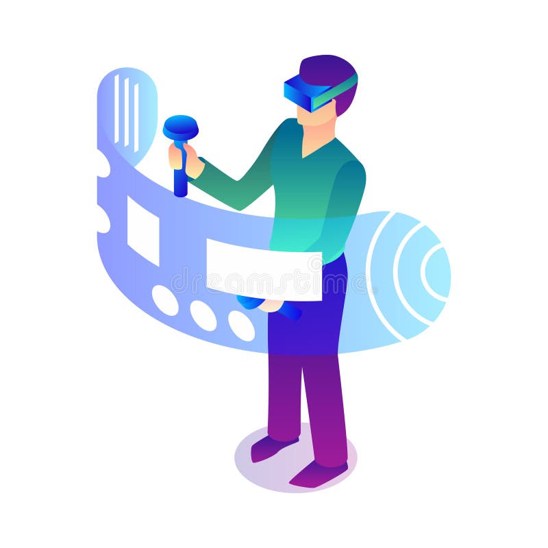 Isometric Vr Stock Illustrations – 3,204 Isometric Vr Stock ...