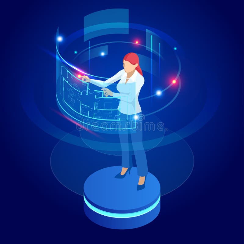 Isometric Virtual Reality Construction Project Management ...