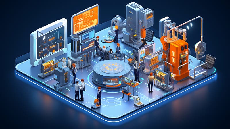 Isometric Vision of Industry 4.0 Automation and Innovation at Work ...