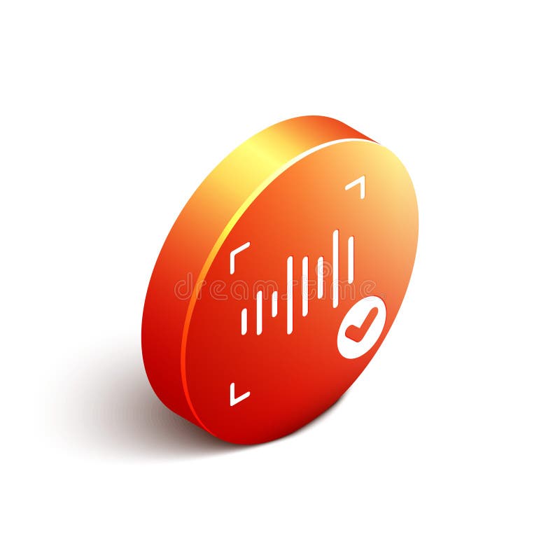 Isometric Voice Recognition Icon Isolated on White Background. Voice ...