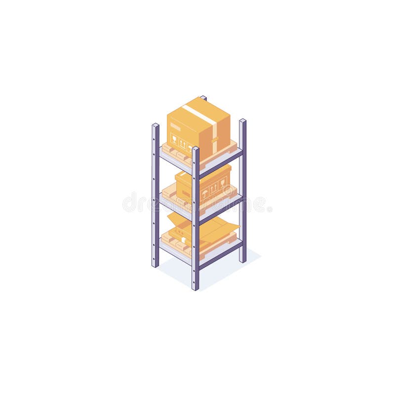 Racking Shelving Stock Illustrations – 285 Racking Shelving Stock ...