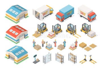 Vector Warehouse Equipment Icon Set Stock Illustrations – 5,774 Vector ...