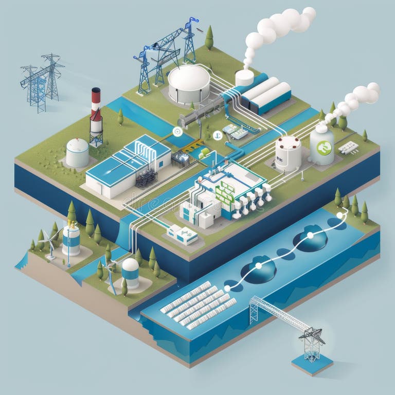 Hydrogen Ecosystem Stock Illustrations – 161 Hydrogen Ecosystem Stock ...