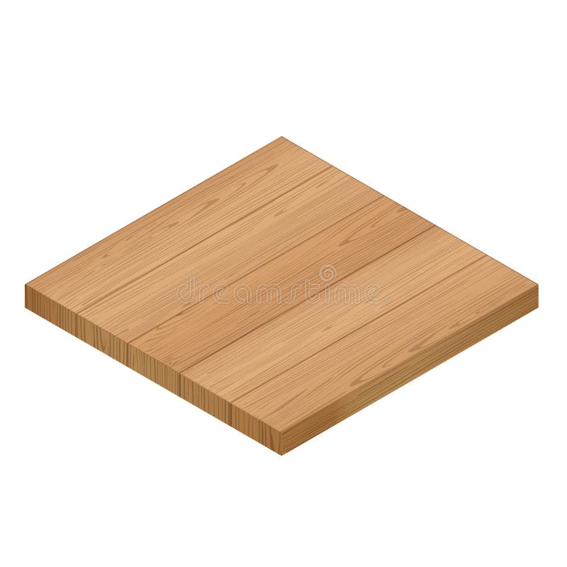 Isometric Wooden Floor stock vector. Illustration of interface - 186399897