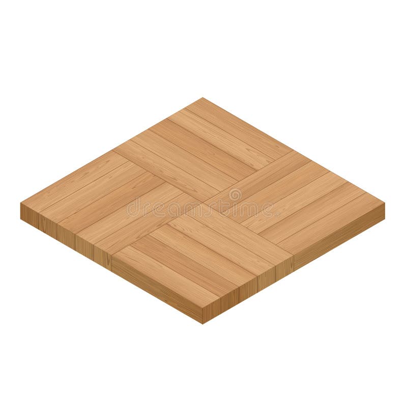 Isometric Wooden Floor stock vector. Illustration of interface - 186399897