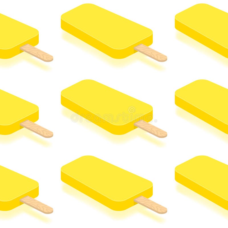 Ice Cream Pattern Wafle Texture Illustration Stock Illustration ...