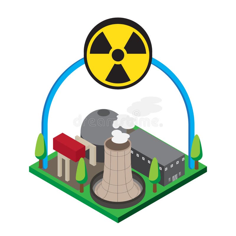 Abbildung Atomkraftwerk Der Stock Illustrationen, Vektoren, & Kliparts ...