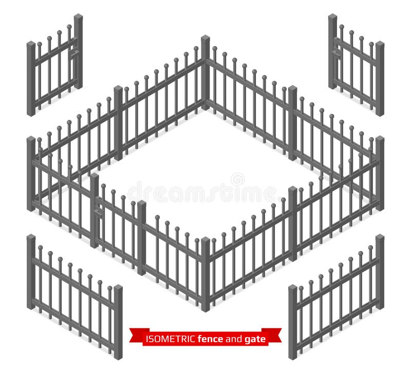 Steen, Metaal 3D Omheiningen, Met Poorten, Voor Tuin, Stedelijke ...