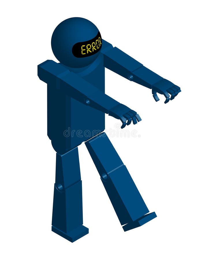 Isometry, Humanoid Robot with a Critical Error Went Out of Control. the ...