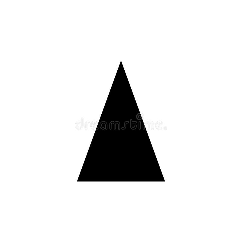 Isosceles Triangle Icon. Elements of Geometric Figure Icon for Concept ...