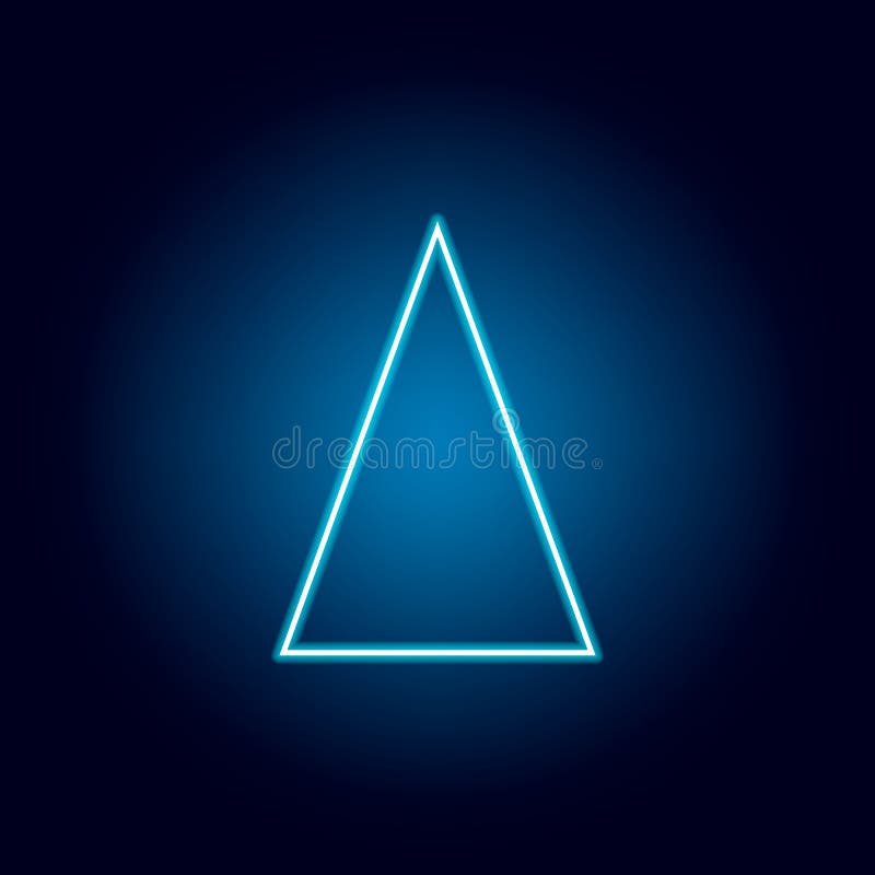 Isosceles Triangle Colored Icons. Elements of Geometric Figure Colored ...