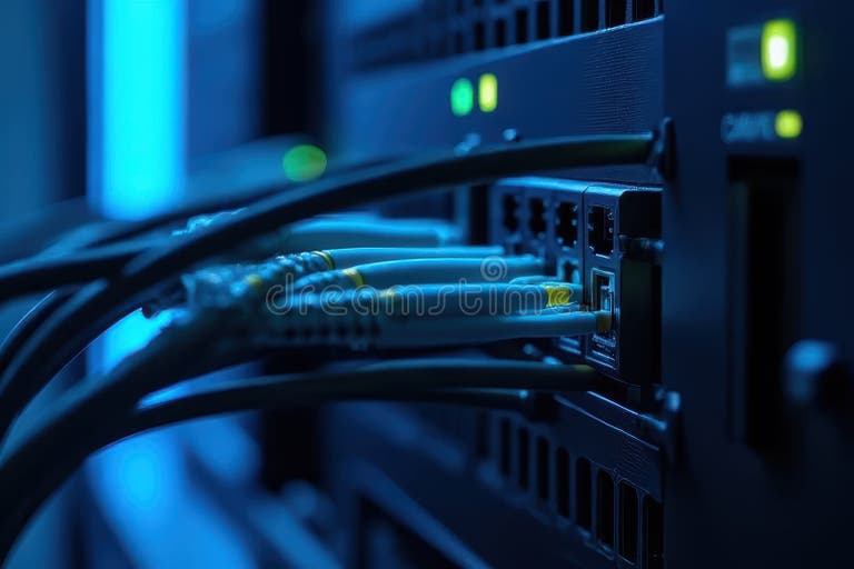 ISP Connection Configuration Stock Illustration - Illustration of ...