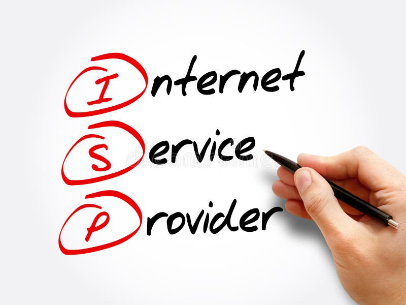 ISP - Internet Service Provider, Acronym Stock Photo - Image of learn ...