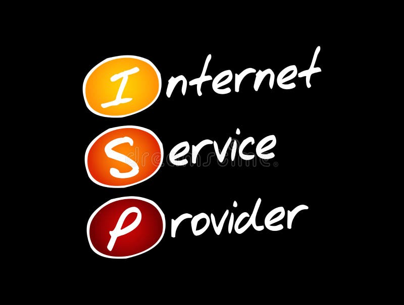 ISP - Internet Service Provider Acronym, Technology Concept Background ...