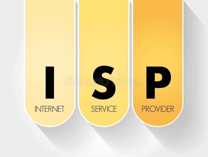ISP - Internet Service Provider Acronym, Technology Concept Background ...