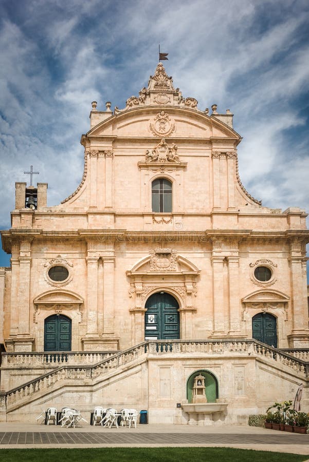 Ispica, sicilian village stock image. Image of unesco - 75178581